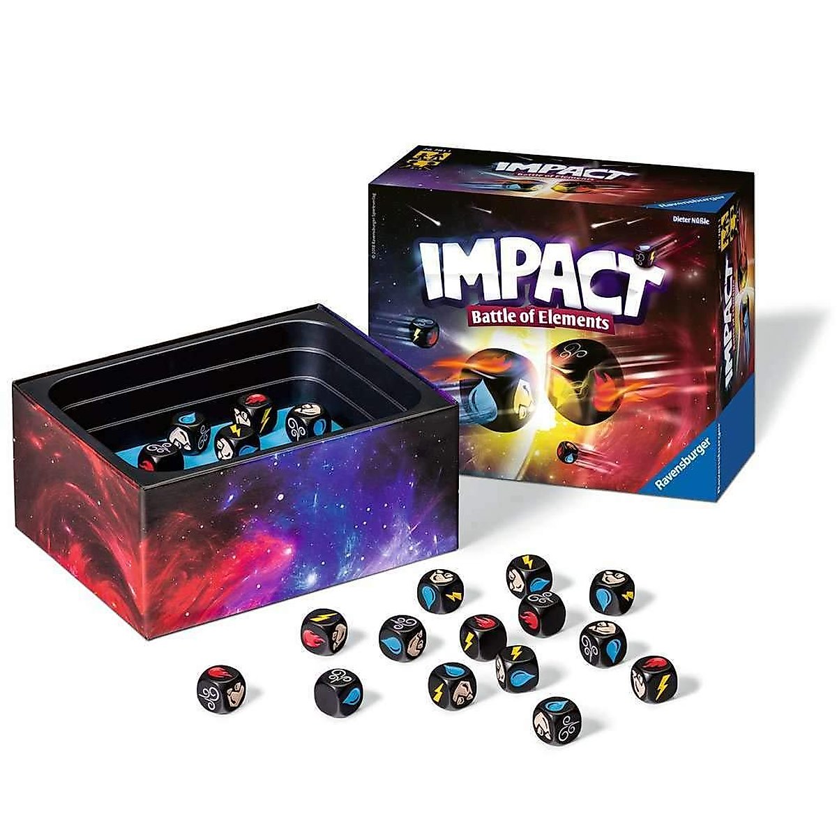 Ravensburger Impact: Battle of The Elements Game for Families and Kids Age 8 and Up - Fast, Fun, Easy to Learn and Play with Great Replay Value!