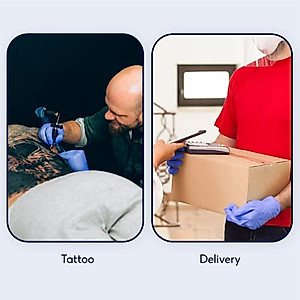 The Essentials Disposable Nitrile Gloves, Powder Free, Single Use Non-Sterile Protective Gloves for Various Uses - 300 Count