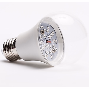 Tekno LED 365nm Blacklight Bulb - 12 watts/110 Volts/UV 365nm/A60 Base, Glow in The Dark, Glowing Bubbles, Fits Standard Light Sockets