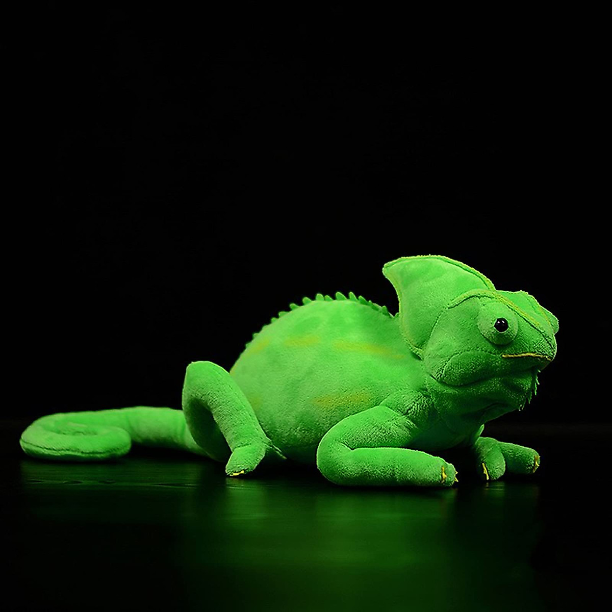 ZHONGXIN MADE Stuffed Animal Chameleon Plush Toy - 15 inch Green Stuffed Toys Realistic Chameleon, Gifts for Kids