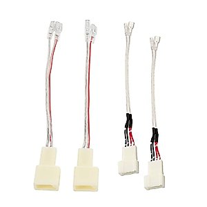 RED WOLF Replacement for 2000-2019 Toyota and Scion, Camry, 4Runner, Subaru 2012-2019 Car Door Speaker + Dash Tweeter Wire Adapter Connector Harness