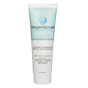 Regenepure, Intense Volumizing Biotin Conditioner, Moisturizing Support for Healthy Hair and Scalp, 8 oz