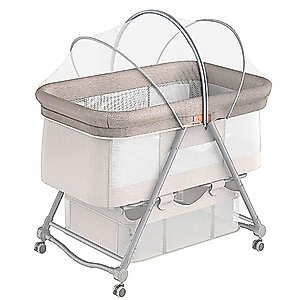 DUOMI Mosquito Net for Bassinet,Portable Bassinet Mosquito Net Cover,Bassinet Net Cover to Keep Pets Out.