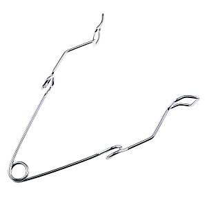 E-outstanding 4-Pack Steel Wire Test Tube Clamp 145mm Fit for 5-40mm Tube Heating Glass Tube Tongs Supplies Lab Test Tube Holder Sprung Tool