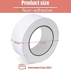 Hubaow Drywall Paper Tape, 2” x 250 ft Ultra-Thin Fiber Paper Drywall Joint Tape for Seam Patch for Wall Sheetrock Ceiling Crack, White