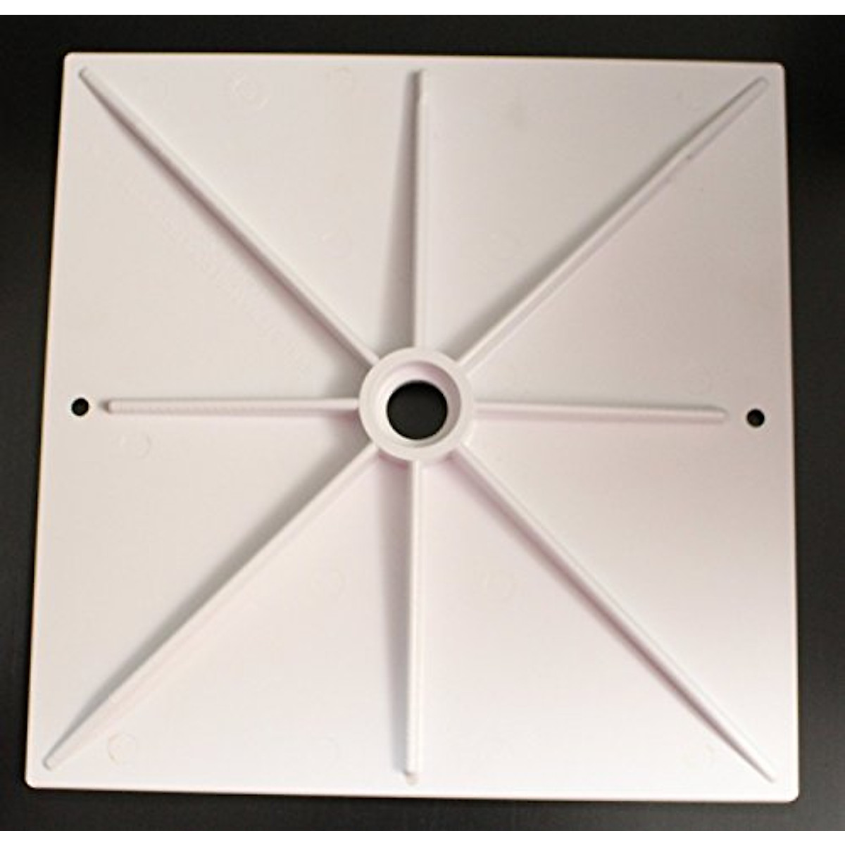 JSP Manufacturing 10 Inch Square Skimmer Deck Cover 10"x10" Lid Replacement for Hayward SPX1082E SP1082 (1, White)