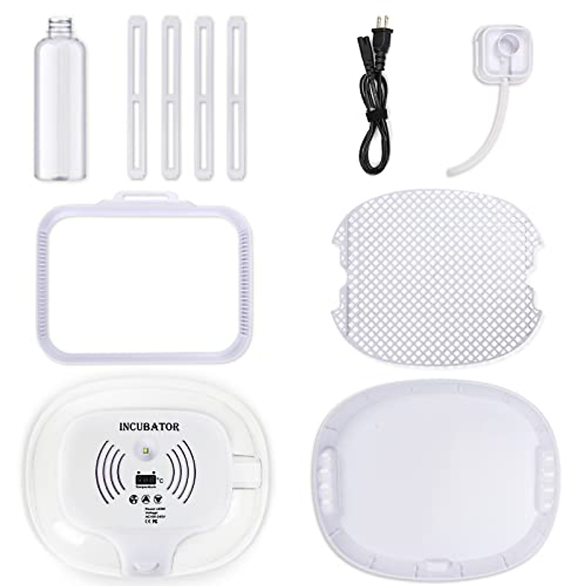 16 Eggs Incubators for Hatching Eggs with Temperature Control, Egg Candle Automatic Egg Turner Poultry Incubators for Hatching Chickens, Ducks, Quails