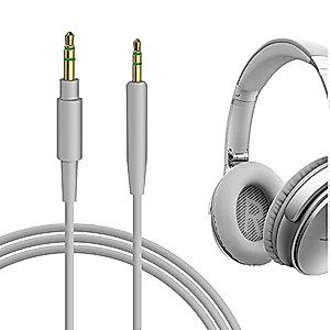 Geekria Audio Cable Compatible with Bose QuietComfort SE, QC SE, QC 45, QC 35 Series II, QC 35, QC 25, NC 700, 700 ANC, SoundLink II Cable, 2.5mm Replacement Stereo Cord (4 ft / 1.2 m)