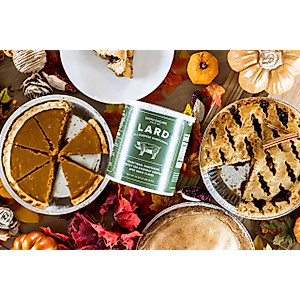 South Chicago Packing Traditonal LARD Shortening, 42 Ounces, Specialty Baking Shortening and Cooking Fat