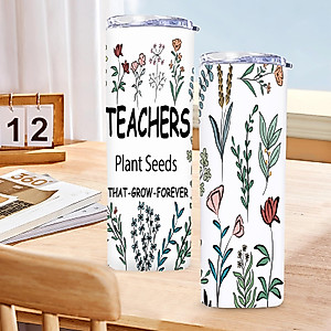 DHQH Teacher Christmas Gifts for Women, Teacher Thanksgiving Gifts,Teacher Appreciation Gifts from Friends Sister Mom, 20 Oz Travel Tumbler