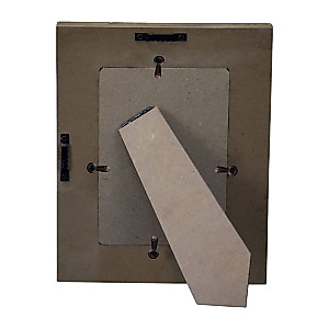 Foreside Home & Garden White Southwest Motif 4x6 Inch Wood Decorative Picture Frame