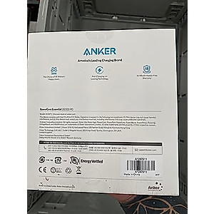 Anker USB C Power Bank, PowerCore Essential 20000 PD (18W) Power Bank, High Cell Capacity 20000mAh Portable Charger Battery Pack for iPhone 12/Mini/Pro/Max Pro/11/X, Samsung (PD Charger Not Included)