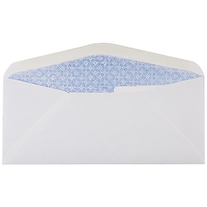 Amazon Basics #9 Double Window Security Tinted Envelopes, White, 500 ct
