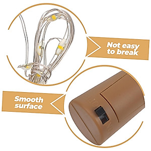 IMIKEYA 6 Pcs Cork String Lights Party Atmosphere Lamp Garden Light Decor Outdoor Light Decorative Light Party Light