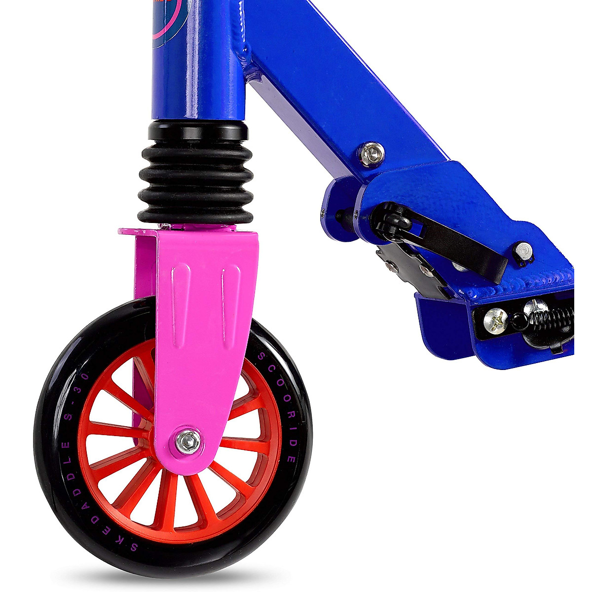Scooter for Kids | 2 Wheel Scooter for Boys | Two Wheel Scooter for Girls | Outdoor King Kids Scooters | Folding Kids Scooter Easy to Transport | Scooride Skeddadle (Blue)