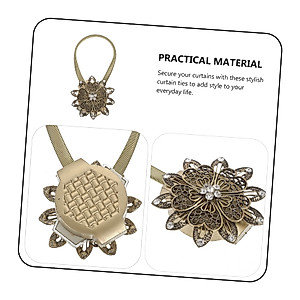 Curtain Tie Magnetic Curtain Buckle Magnetic Curtain Holdbacks Curtain Alloy Buckle Curtain Drape Tie Magnetic Curtain Strap Magnetic Drapery Buckle Delicate Drapery Tiebacks