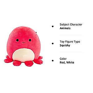 Squishmallows Official Kellytoy Plush 8 Inch Squishy Soft Plush Toy Animals (Veronica Octopus)