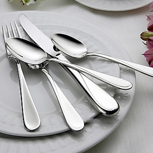 Oneida Flatware Flight, Teaspoons, Set of 6 & Flight Everyday Flatware Salad Forks, Set of 4