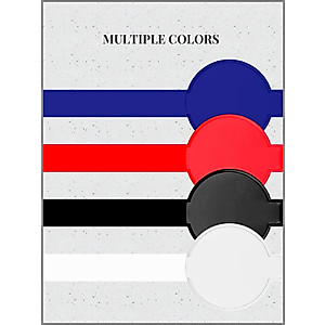 Getinbulk Compact Tabletop Mount Mirror Bulk, Round Makeup Mirror for Purse, Set of 36 (4-Color), Black,blue,white, Red