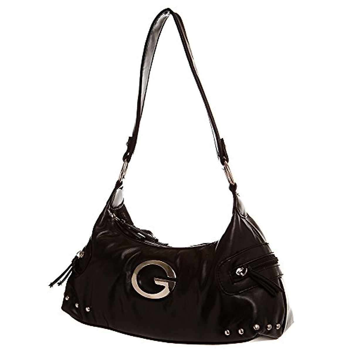 G Studded Hobo Shoulder Handbag by Handbags For All
