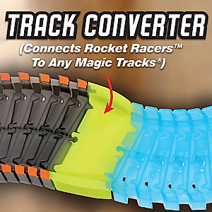 Ontel Magic Tracks Rocket Racers Remote Controlled Race Car vs Pace Car Track Set (MTRR-MC4/2)