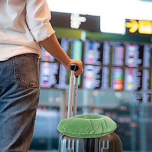 Gluck Plants Travel Pillow,Neck Pillow for Traveling U Shaped Memory Foam Green Portable Headrest Sleep Airplane Travel Neck Pillow for Flight,Car & Home,Office