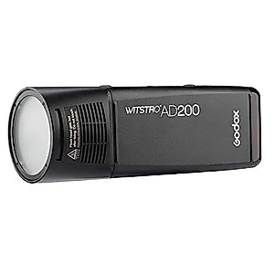 Godox H200R Ring Flash Head for AD200, 200W with Modeling Lamp Spiral Flash Tube for Natural and Soft Light