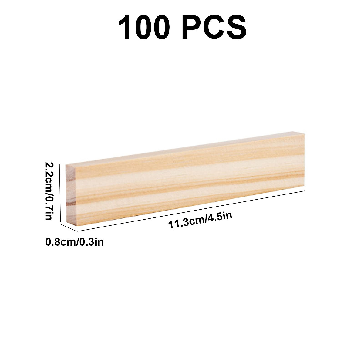 NiToy Wooden Building Blocks 100PCS Montessori STEM Toy for Kids, Solid Natural Pine Wood, Creative Shapes for 3D Space Stacking Games and Sensory Play, Educational Preschool Learning for Boys & Girls