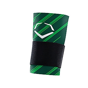 EvoShield MLB Speed Stripe Wrist Guard with Strap, Green, Large