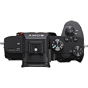 Sony a7III Full Frame Mirrorless Interchangeable Lens Camera Body Bundle with 128GB Memory Card, Monopod, and Soft Carrying Case for Cyber-Shot and Alpha Cameras