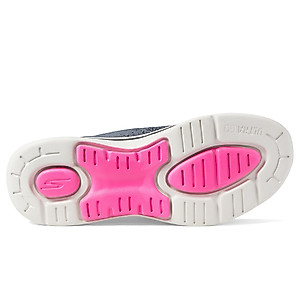 Skechers Go Walk Arch Fit - Lunar Views Black/Hot Pink 8 B (M)