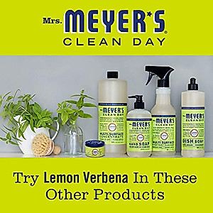 MRS. MEYER'S CLEAN DAY Soy Tin Candle, 12 Hour Burn Time, Made with Soy Wax and Essential Oils, Lemon Verbena, 2.9 oz
