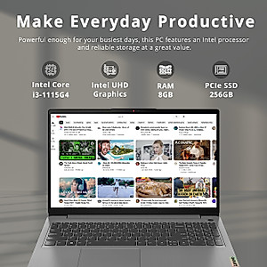 Lenovo 2022 IdeaPad 3i 15.6" FHD Business Laptop, Intel 12th Gen i3-1215U, 24GB RAM, 1TB PCIe SSD, Backlit Keyboard, Intel UHD Graphics, 720P HD Webcam, HDMI, Blue, Win 11, 32GB Snowbell USB Card