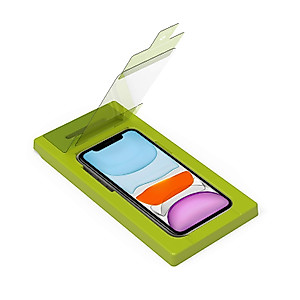 PureGear HD Clear Tempered Glass Screen Protector Compatible with Apple iPhone 11, w/Self Alignment Installation Tray, Touch Sensitive, Case Friendly, Lifetime Replacement Warranty