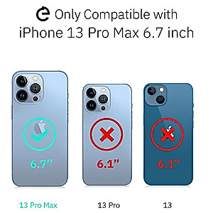 CUSTYPE for iPhone 13 Pro Max Crossbody Case with Strap Lanyard, Designer Leather Protective iPhone Case with Stand for Women, Two Ways Metal Kickstand Shockproof Slim Case, 6.7 Inch, Black