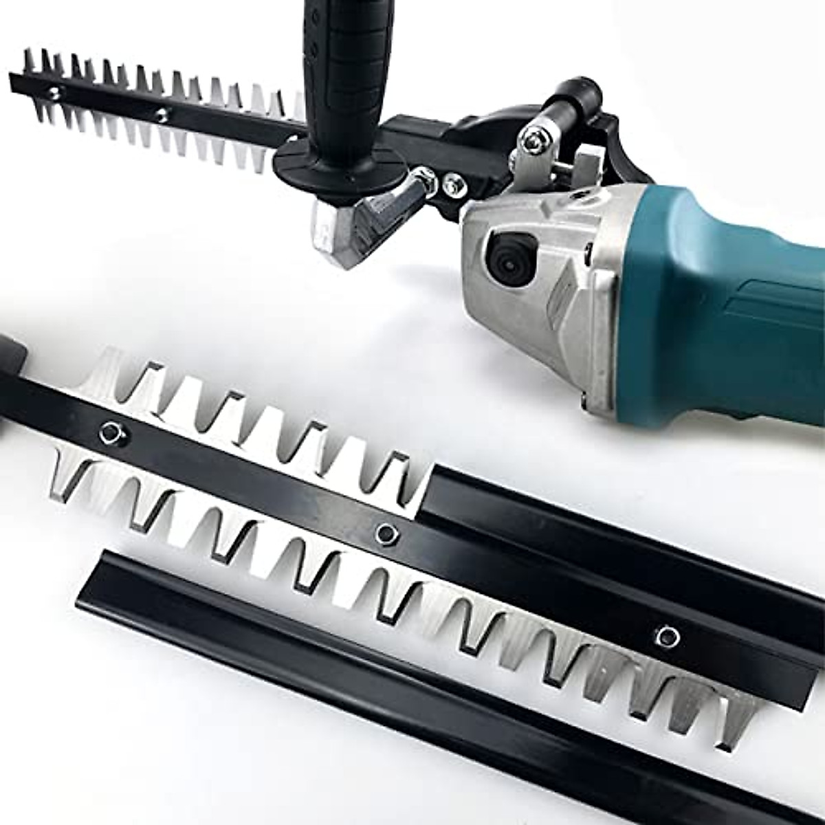 Angle Grinder Trimmers Attachment, Ergonomic Design Hedge Trimmer Adapter Durable Smart Operation Good Match for Garden