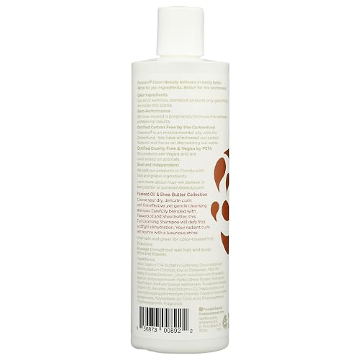 PUREZERO Curl Cleansing Shampoo, 12 FZ
