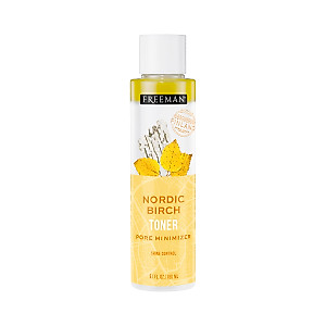 Freeman Exotic Blends Shine Control Nordic Birch Toner, Pore Minimizing Face Toner, Removes Makeup and Dirt, 6.1 fl.oz./180 mL Bottle