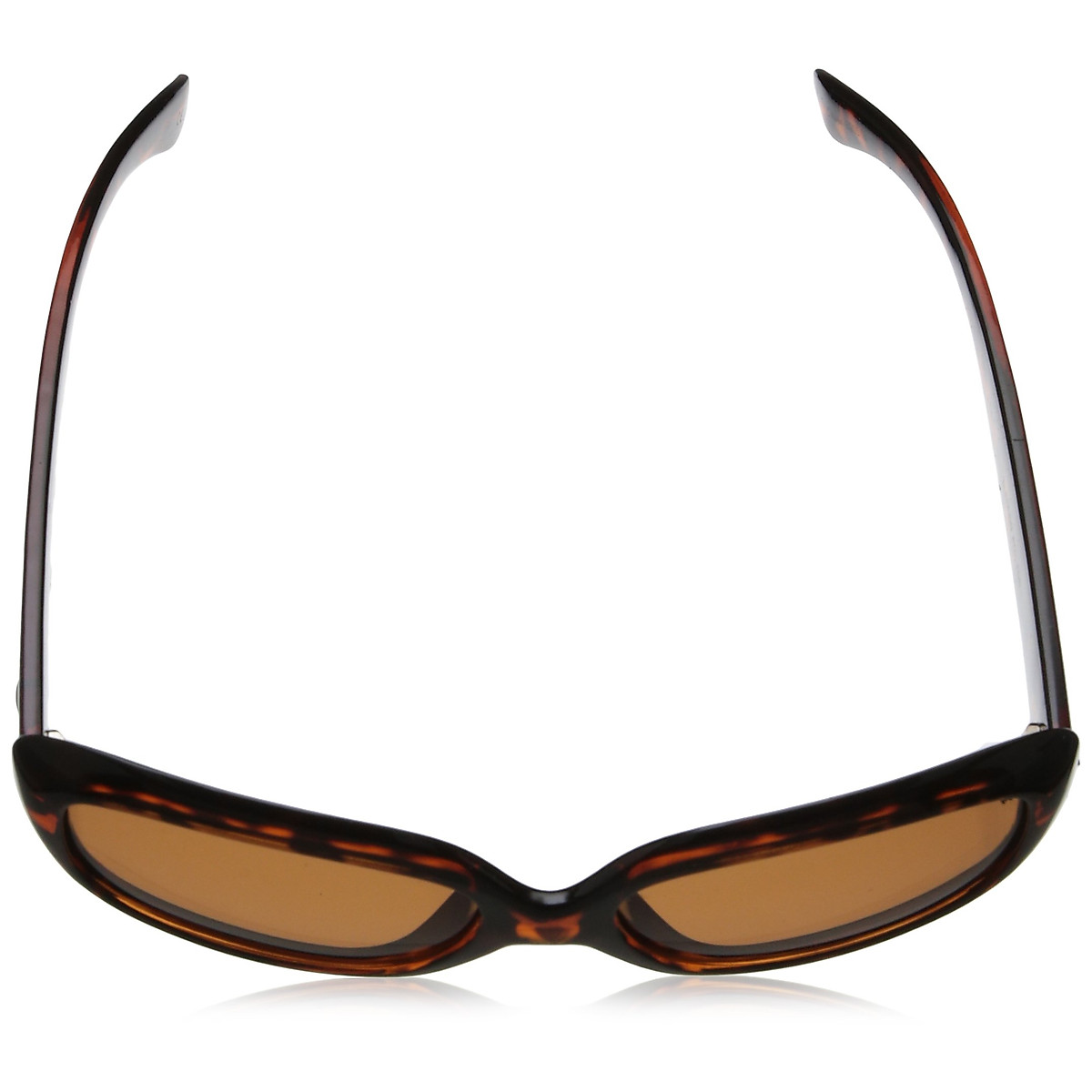 Foster Grant Women's Election Wrap Polarized Sunglasses, Tortoise/Brown, 58 mm