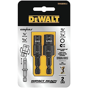 DEWALT Nut Driver Set, Double Ended, 2-Piece (DWADEND-2)