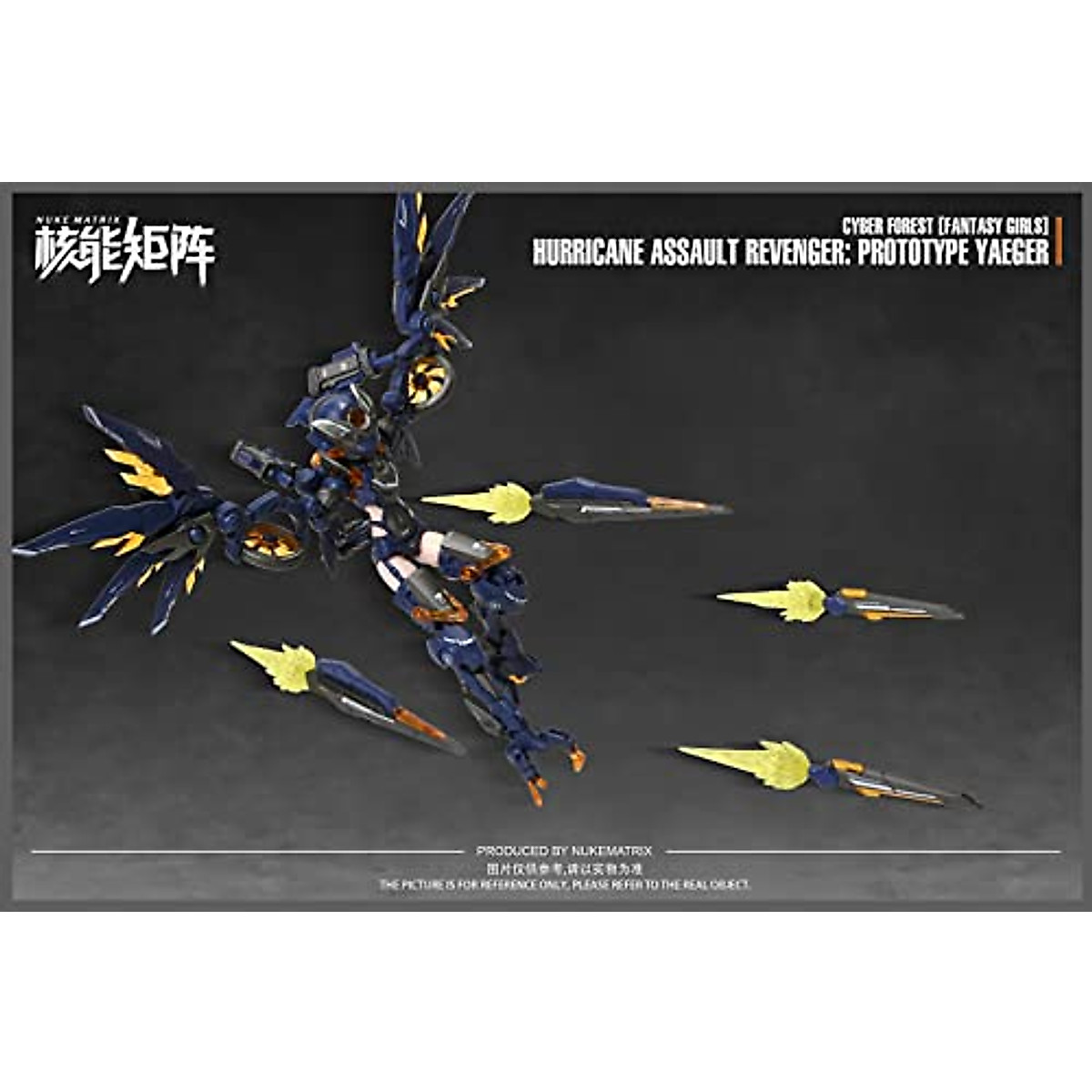 Nuke Matrix Cyber Forst Fantasy Girls Hurricane Assault Revenger: Prototype Yaeger Model Kit