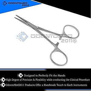 Mosquito Hemostat Locking Forceps 3.5 Inches, Straight Stainless Steel - Multipurpose Ideal Hemostats for Nurses, Fishing Forceps, Crafts and Hobby