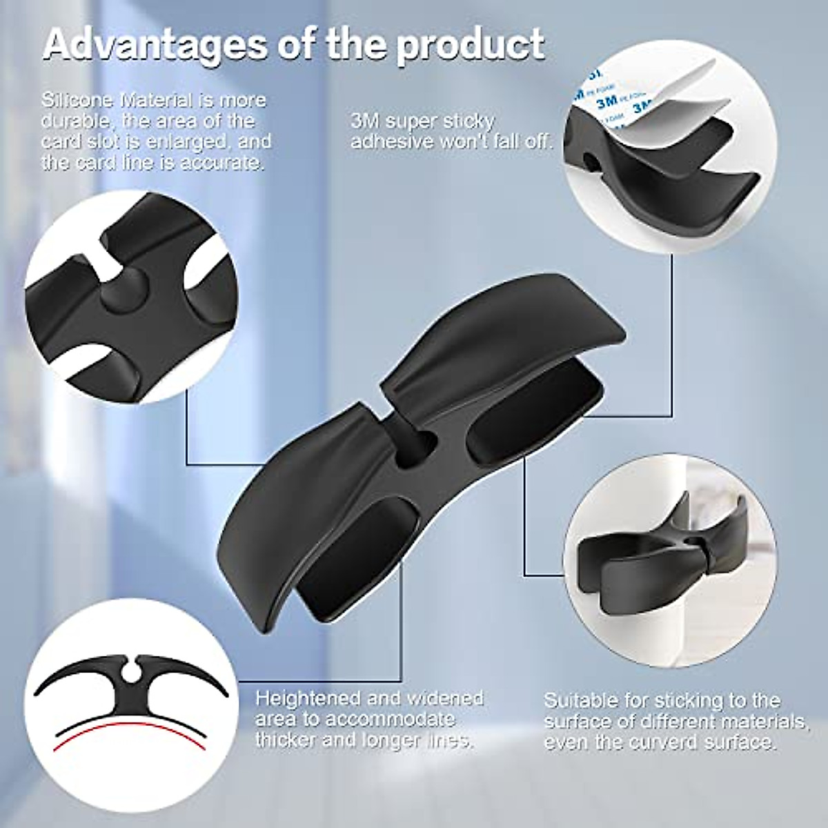 Cord Wrappers for Kitchen Appliances, 3 Pack Upgraded Kitchen Small Gadgets Cord Organizer Holder Widder For Appliance Stick On Mixer, Air Fryer, Coffee Maker, Blender, Pressure Cooker, Toaster