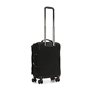 Kipling Women’s Spontaneous 31-inch Softside Spinner Wheel Luggage, Integrated TSA Accepted Lock, Black Noir, Carry-On 21