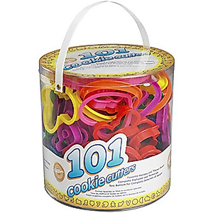 Wilton Cookie Cutters Set, 101-Piece — Alphabet, Numbers and Holiday Cookie Cutters