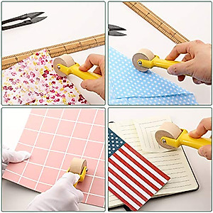 Quilting Seam Roller, Sewing Seam Roller Wallpaper Roller with Easy to Grip Handle for Quilting, Sewing, Print, Ink, Wallpaper, Home Decoration (1 Piece)