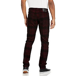 AG Adriano Goldschmied mens The Tellis Modern Slim Leg Casual Pants, Pagoda Red/Black, 34W x 33L US