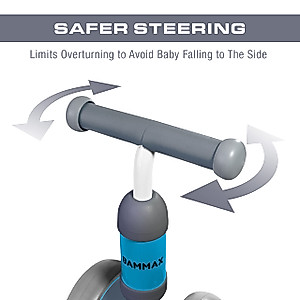 Bammax Official TykeBike® Toddler & Baby Bike | Toddler & Baby Balance Bike Ride On Toy | Easy Glide Wheels & Safer Toddler Bike Steering | Indoor/Outdoor Baby & Toddler Ride On Toy for 1+ Year Old