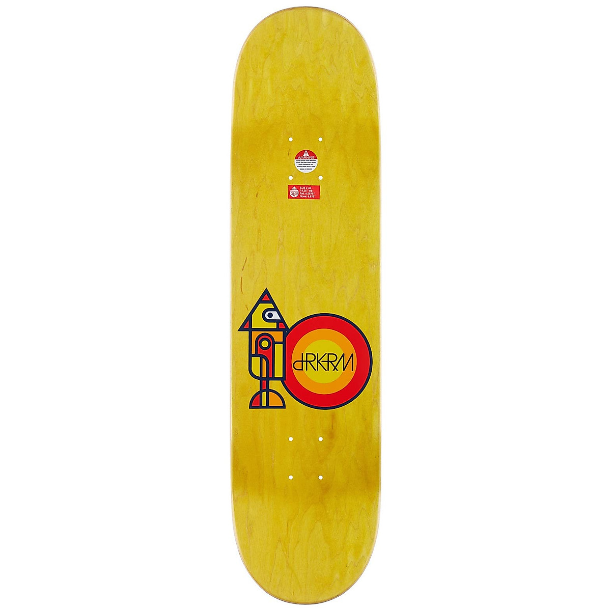 Gigahertz Blue Skateboard Deck 8.25 x 32 cm Multi-Coloured