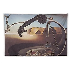 The Sublime Moment by Salvador Dali Painting Poster Tapestries Art Print Wall Photo Paint Tapestry Hanging Picture Family Bedroom Decor Gift 60"x90"